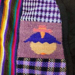 Huipils | Artesanias Andes Vest Womens Xl Ecuador Cotton Wool Colorful ...